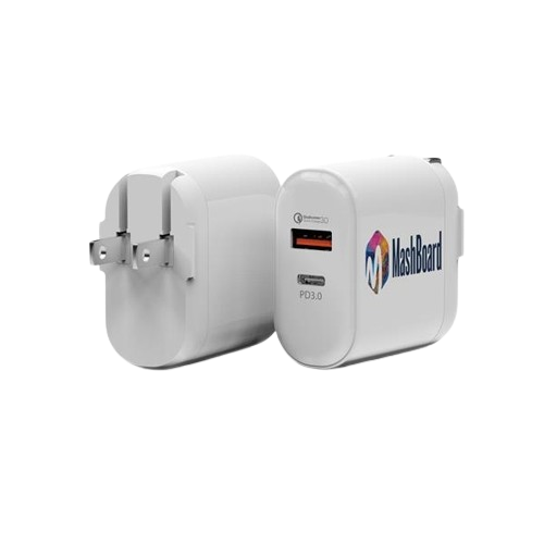 PowerUSB USB & Type C Port Travel Plug - Merch.com